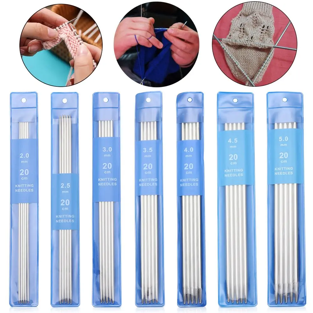 Прямые спицы для вязания, 20 см, 5 шт | AliExpress