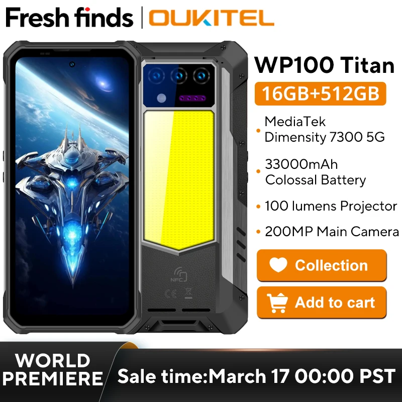Oukitel WP100 Pro Titan Скорость в Марте | AliExpress