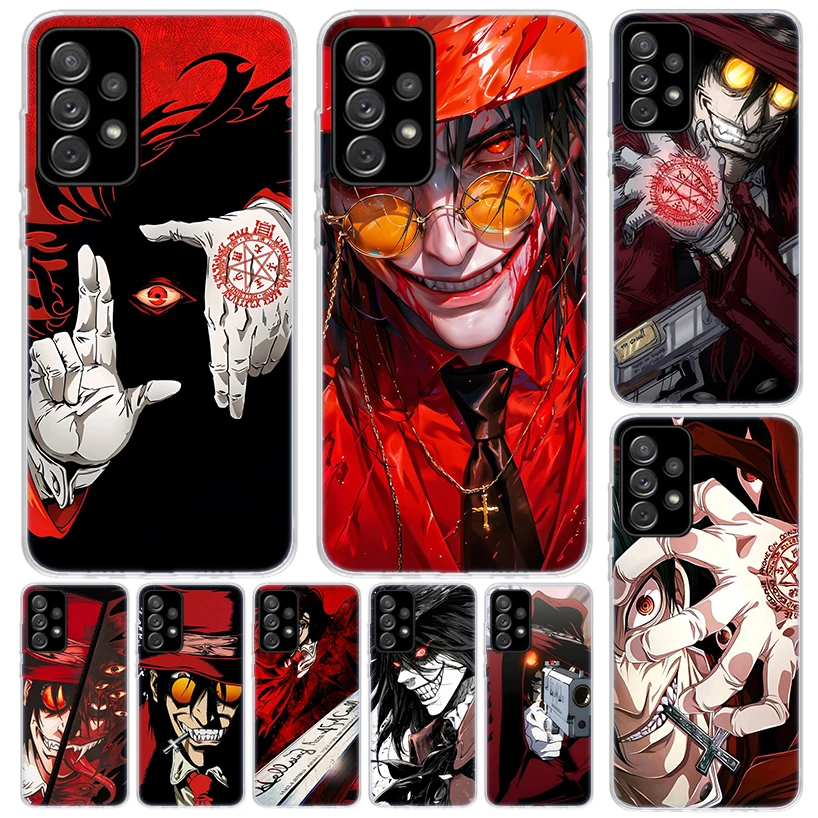 A-Alucard Hellsing Anime Cover For Samsung Galaxy A51 A50 A71 A70 Phone ...