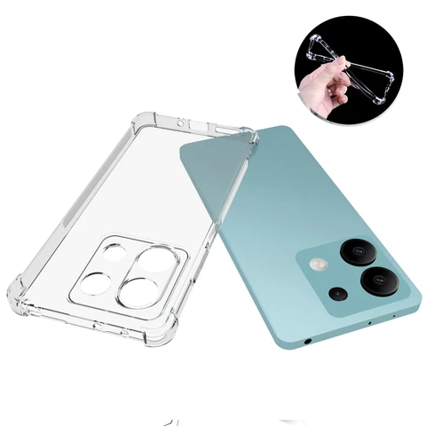 Чехол redmi note 13 pro plus 5g прозрачный - купить недорого | AliExpress