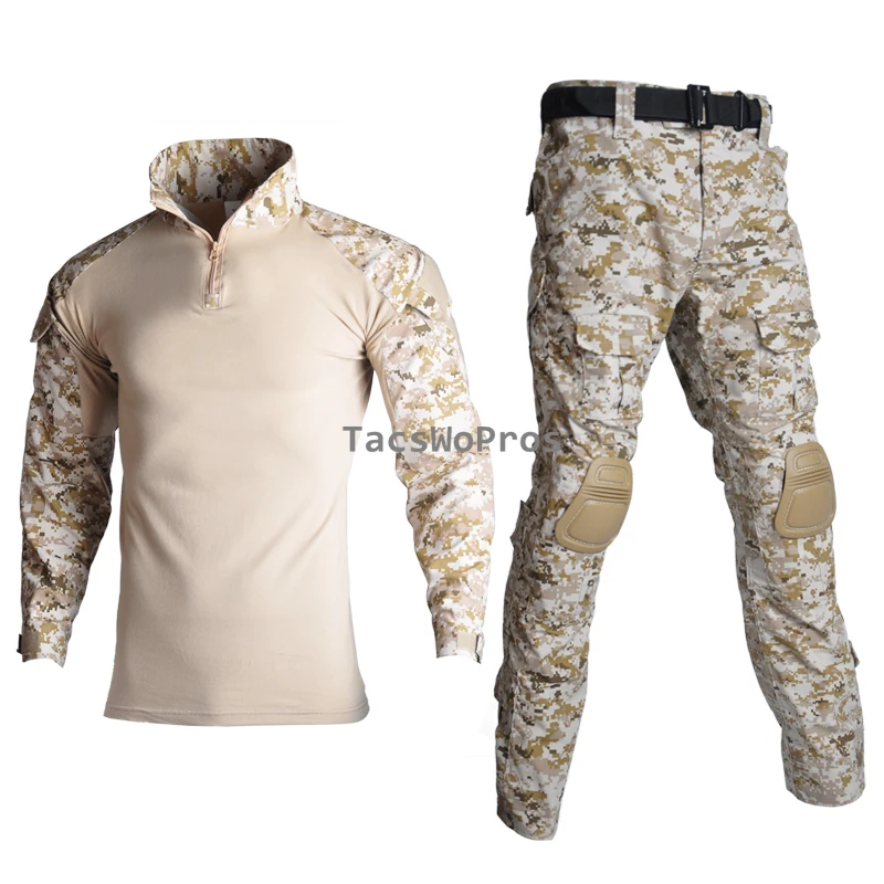 Tactical Hunting Clothing Cs Shooting Training Suits Multicam Airsoft ...
