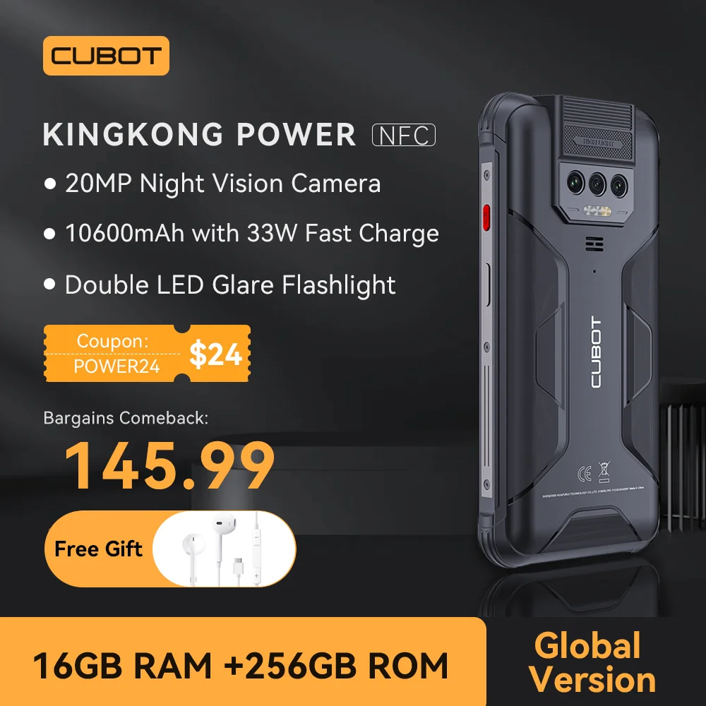 Cubot KingKong Power - Full phone specifications
