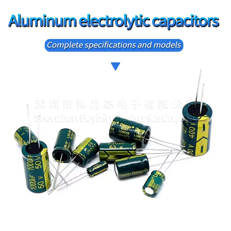 1000 pieces aluminum electrolytic capacitor 10V 25V 35V 50V 63V 100V 200V 400V 20%22UF 10UF 22UF ...