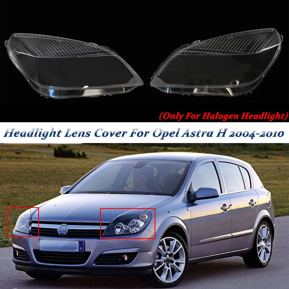 Крышка объектива передней фары автомобиля для OPEL ASTRA H 2004 2005 ...