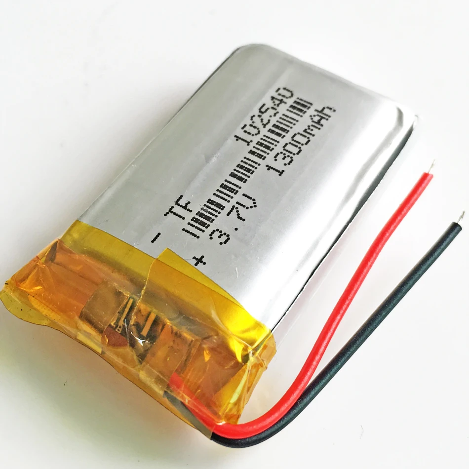 3.7V 1300mAh lithium polymer Lipo rechargeable battery cells Lipo ...