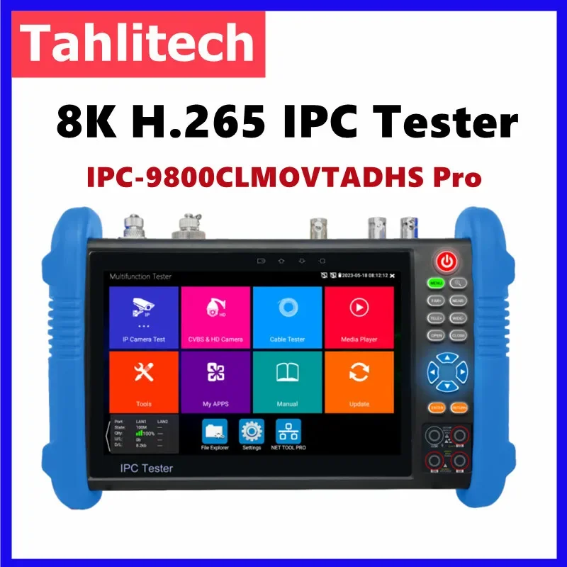 Ipc-9800movtadhs Pro IPC-тестер поддерживает камеру IPC 8K и тест VGA 8MP AHD CVI TVI Тестер Wi ...