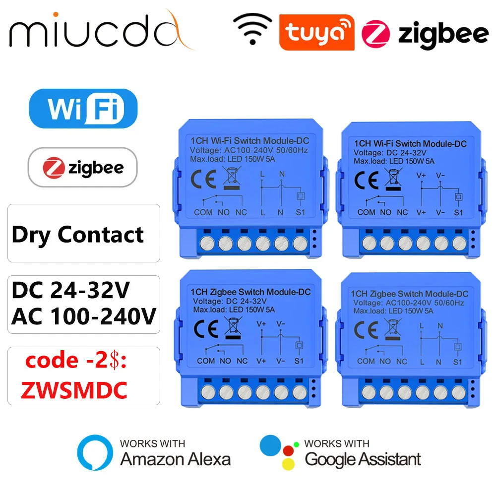 Умный модуль MIUCDA Tuya Wi-Fi/ZigBee | AliExpress