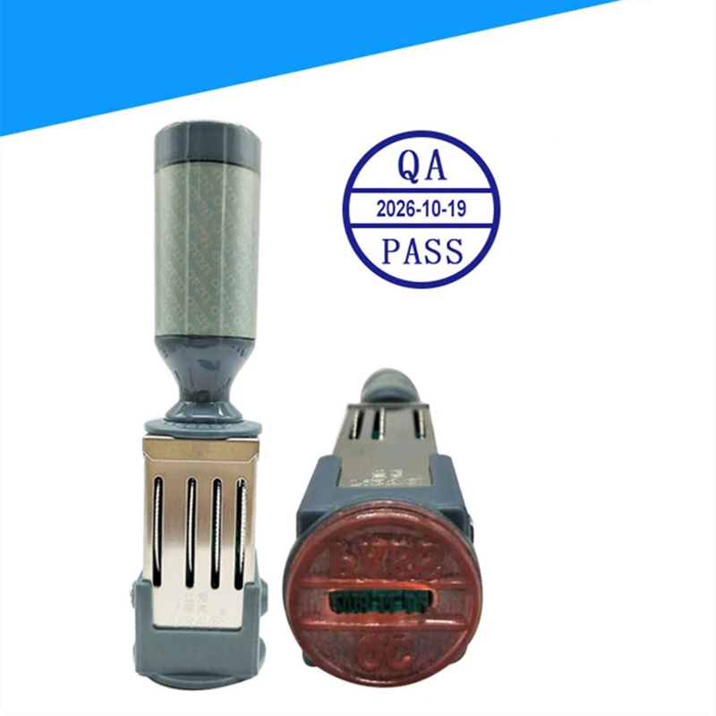 QA/QC PASS Date Stamp Регулируемая дата для офисного производителя ...