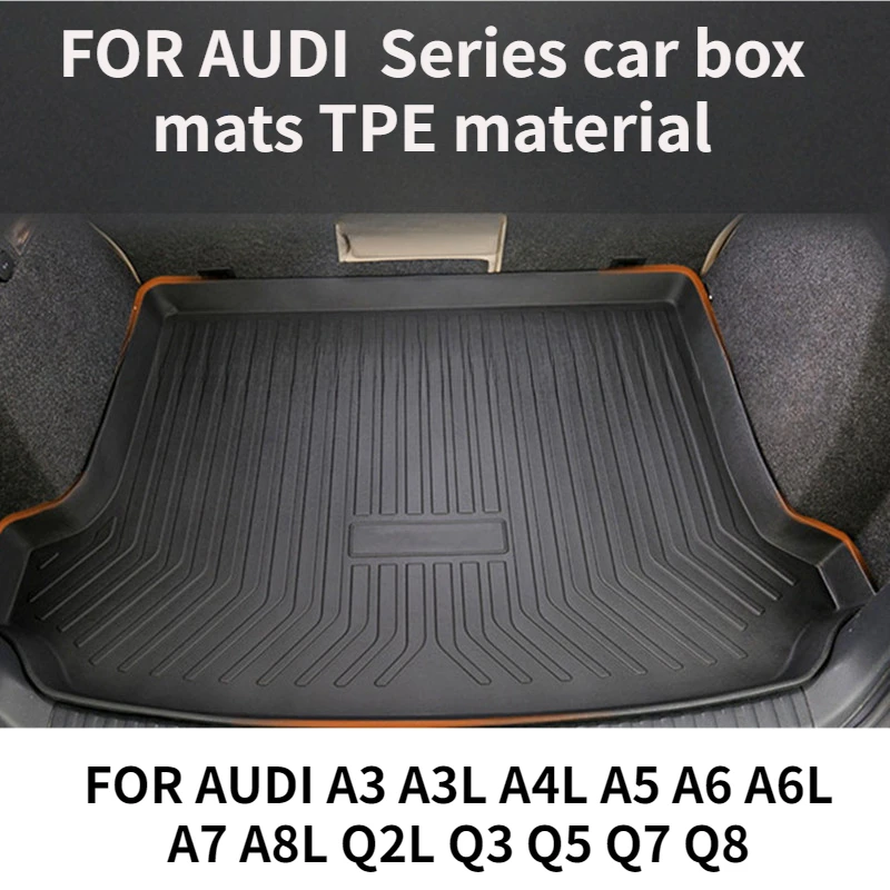Коврики для багажника из ТПЭ для Audi A3, A3L, A4L, A5, A6, A6L, A7, A8L, Q2L, Q3, Q5, Q7, Q8 ...