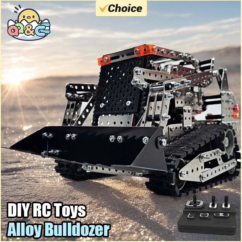 Конструктор радиоуправляемый бульдозер CONUSEA RC Bulldozer | AliExpress