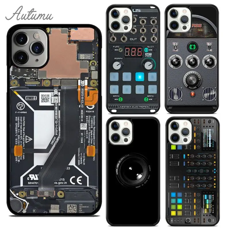 Camera Battery Calculator Phone Case for iPhone 15 16 SE2020 11 12 13 ...