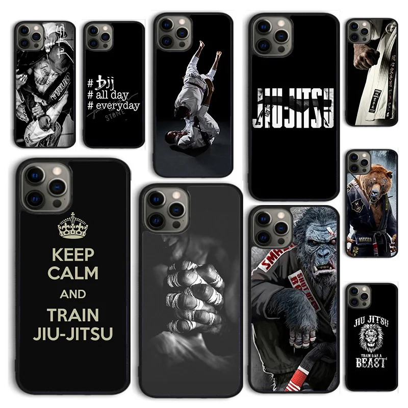 Autumu Brazilian Jiu Jitsu Phone Case Cover for iPhone 16 15 12 mini 11 ...