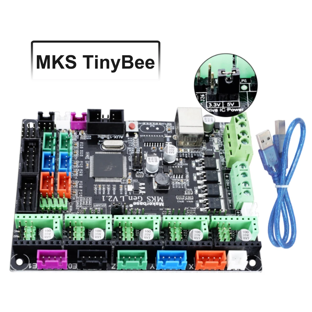 Материнская плата MKS TinyBee Makerbase для 3D-принтера | AliExpress