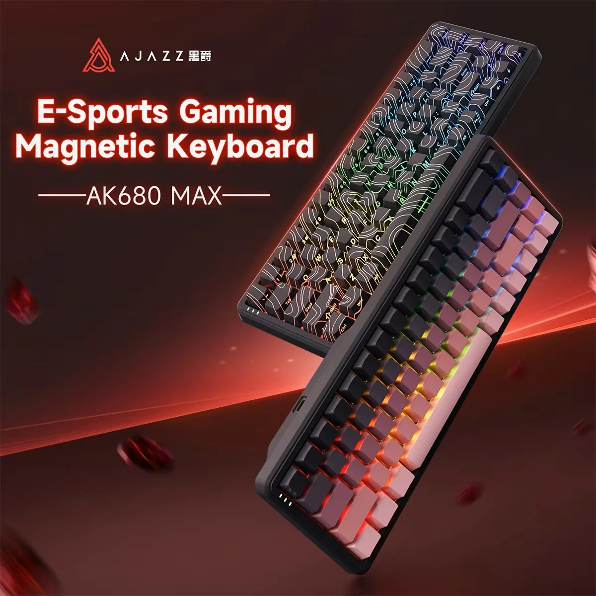AJAZZ AK680Max Механическая игровая клавиатура 68 клавиш | AliExpress