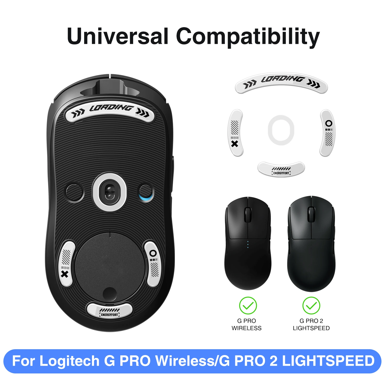 Наклейки для скольжения мыши Energy Fort для Logitech G Pro LIGHTSPEED ...