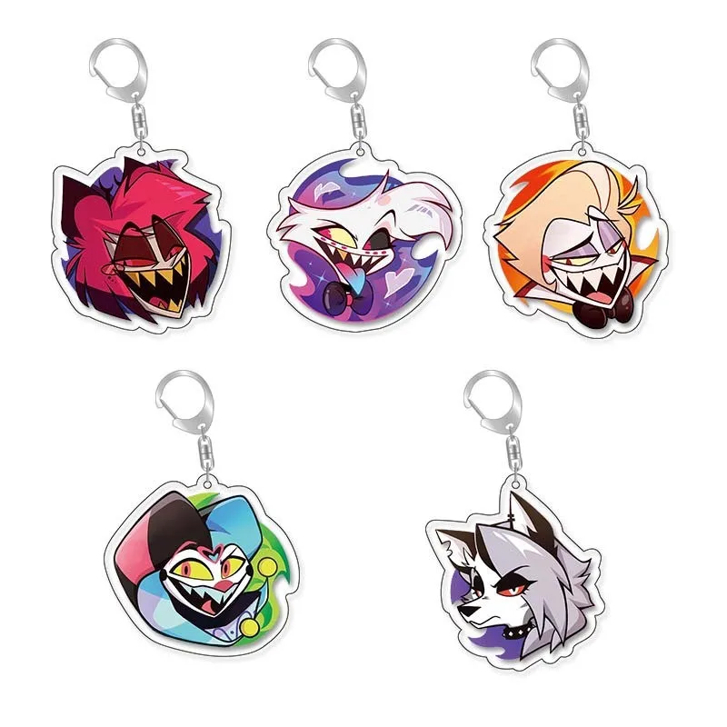 Акриловый брелок MINISO Hazbin Hotel | AliExpress