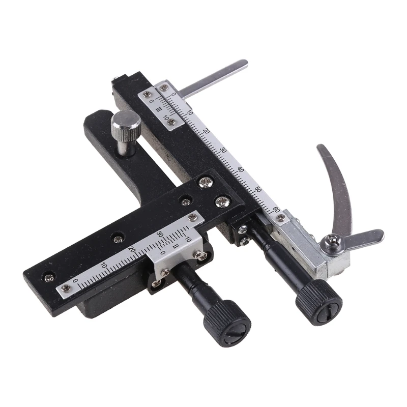 Microscope Attachable Mechanical Stage X-Y Moveable Caliper Vernier ...