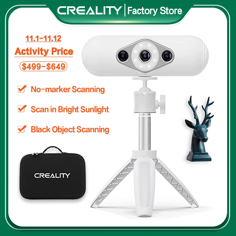3d Scanner Creality Cr-Scan Lizard 0.05mm High Precision Portable No ...