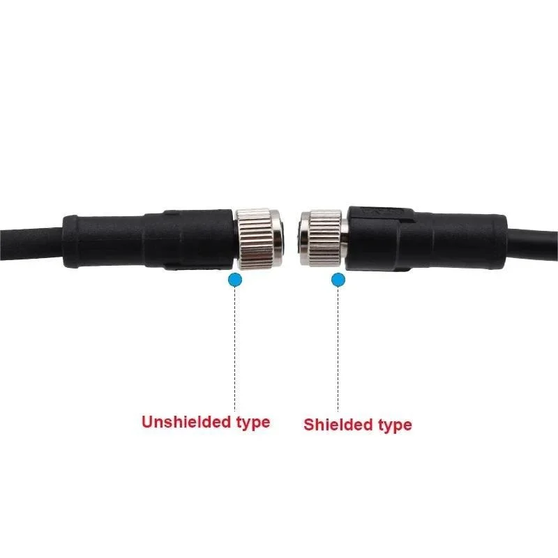 CAZN водонепроницаемый прямой M8 перелитой штекер или гнездо 5pin B код ...