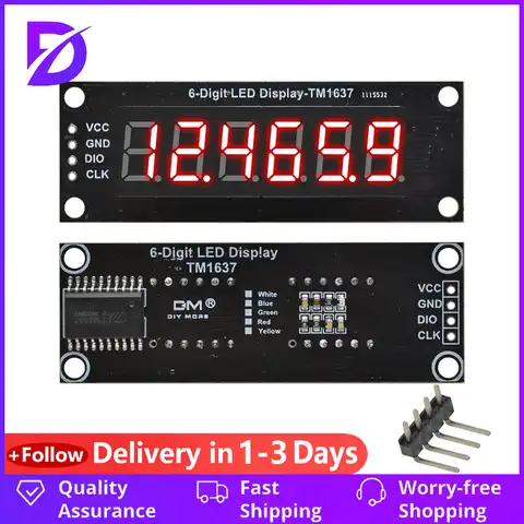 Arduino 4 цифры 7-сегментный дисплей - купить недорого | AliExpress