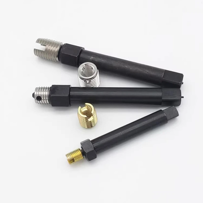 Manual screw bushing installation tool, self-tapping thread insertion ...