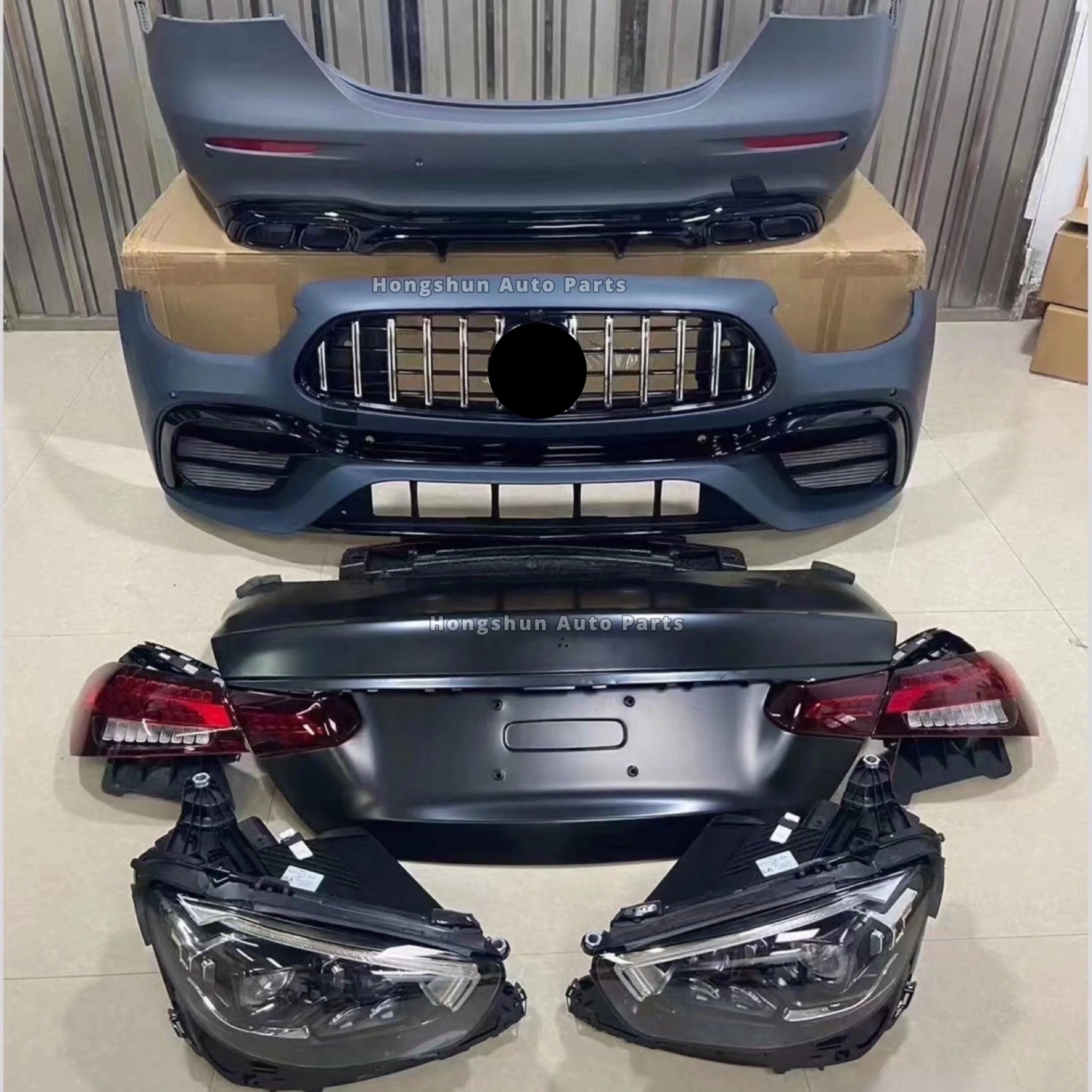 Для Mercedes-Benz E-Class W213 E300 E260 E200 E320 Комплект кузова переднего бампера комплект ...