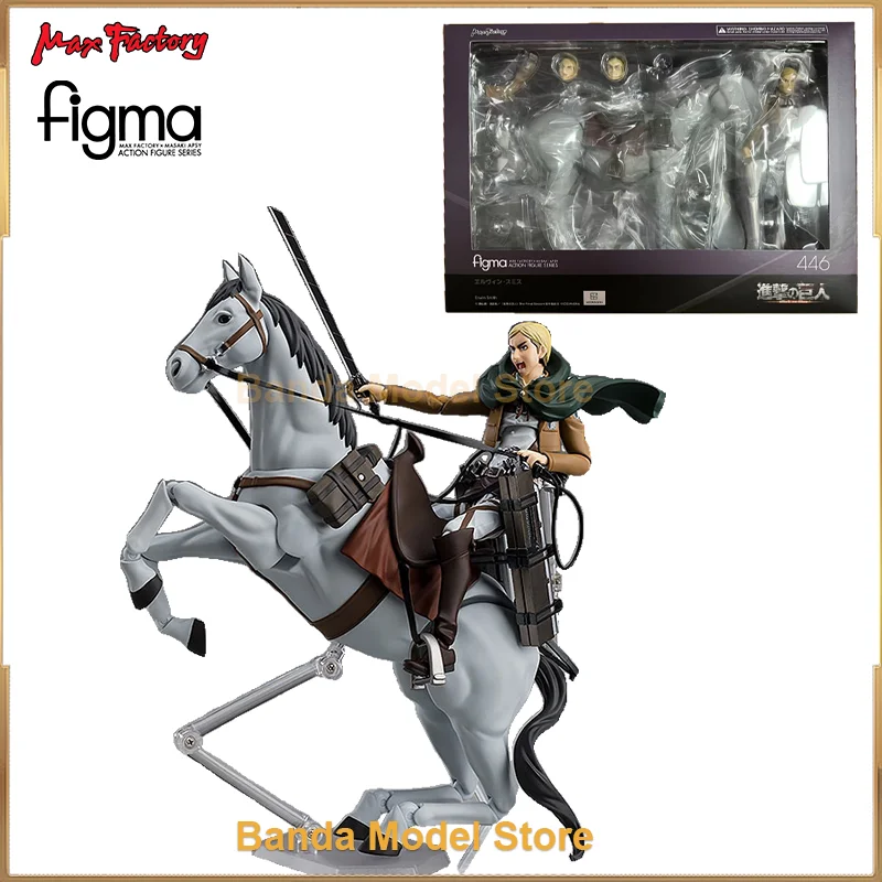 Оригинальная фигурка Figma 446, атака на Титанов, Эрвин Смит, в наличии ...