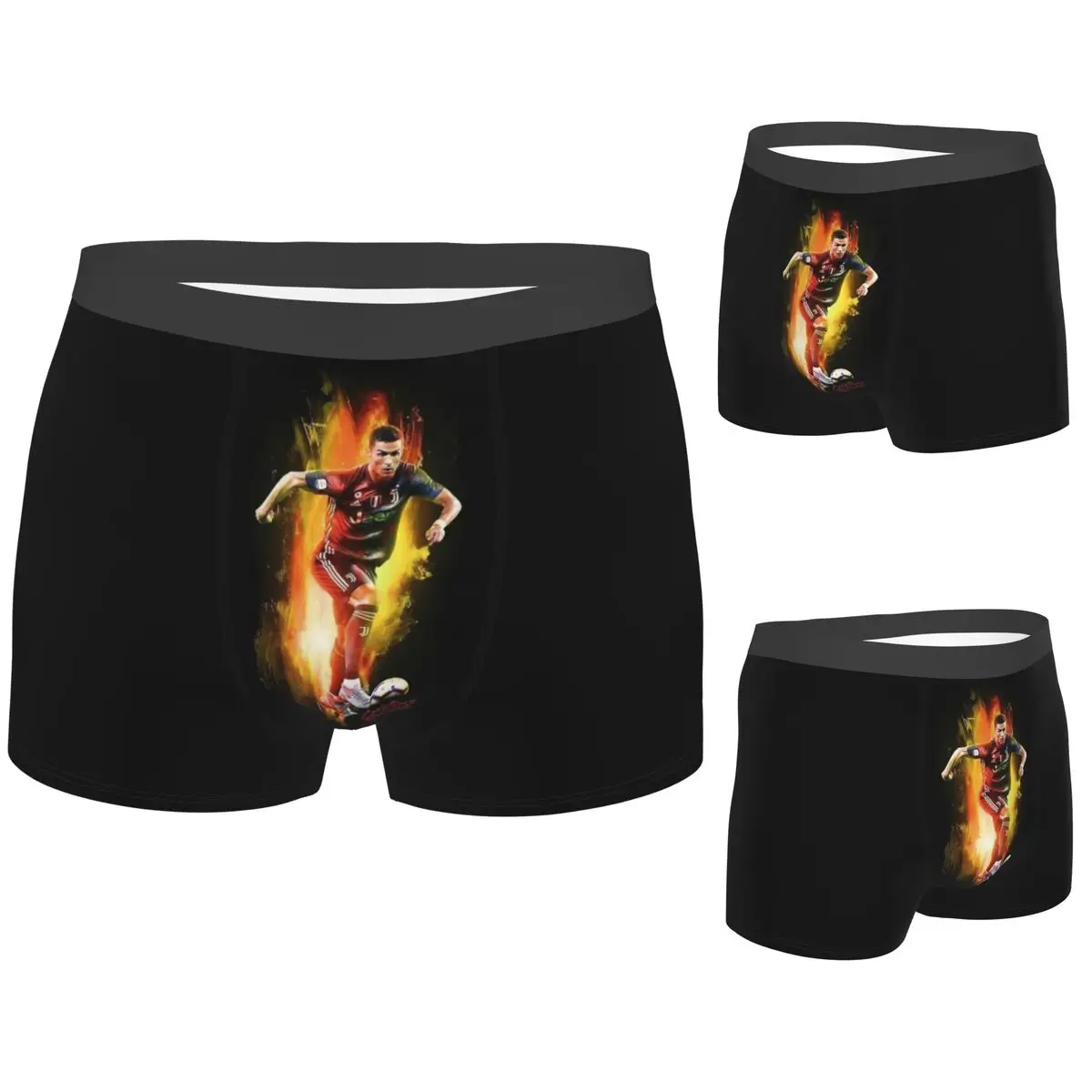 Трусы-боксеры, шорты Роналду, обои, трусики, мужское мягкое нижнее ...