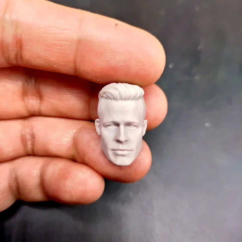 Скульптура головы Fury Mohawk Brad Pitt 1/12 KIKIHAN | AliExpress