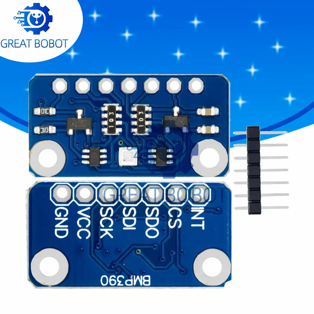 BMP390 Высокоточный модуль датчика атмосферного давления I2C SPI ...