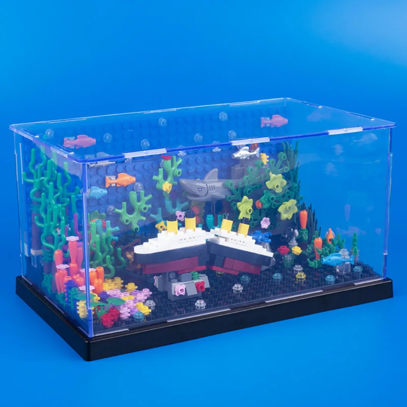 Fish Tank Building Blocks Undersea World Shark Treasure Planet Fish ...