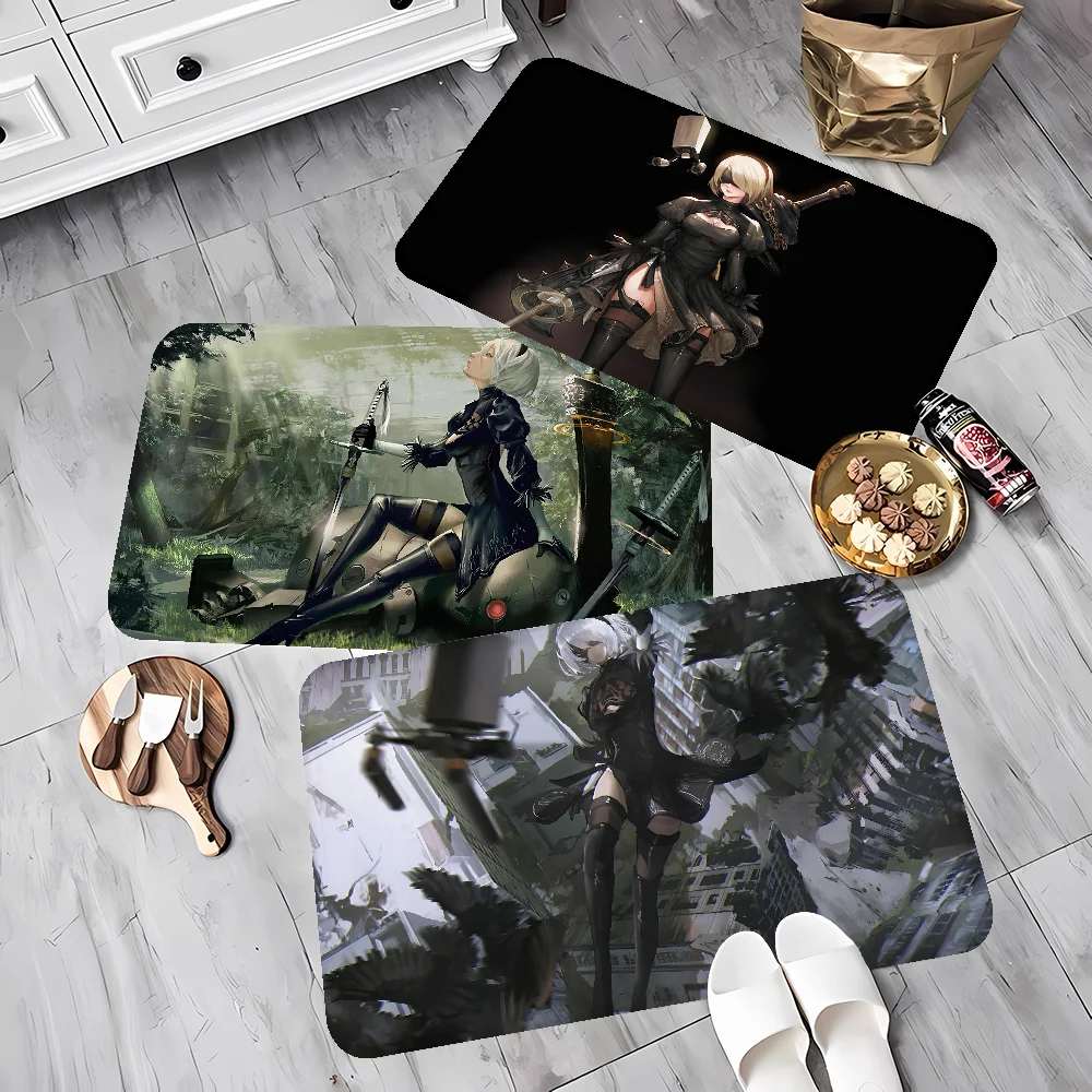 NieR-Automata Long Rugs Nordic Style Home Doormat Bathroom-Toilet Mats ...