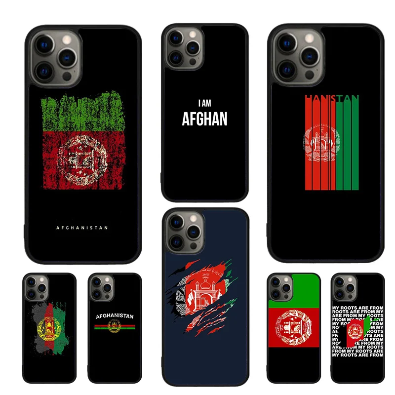 Afghan Afghanistan Flag Phone Case For iPhone 16 15 14 11 12 13 mini ...