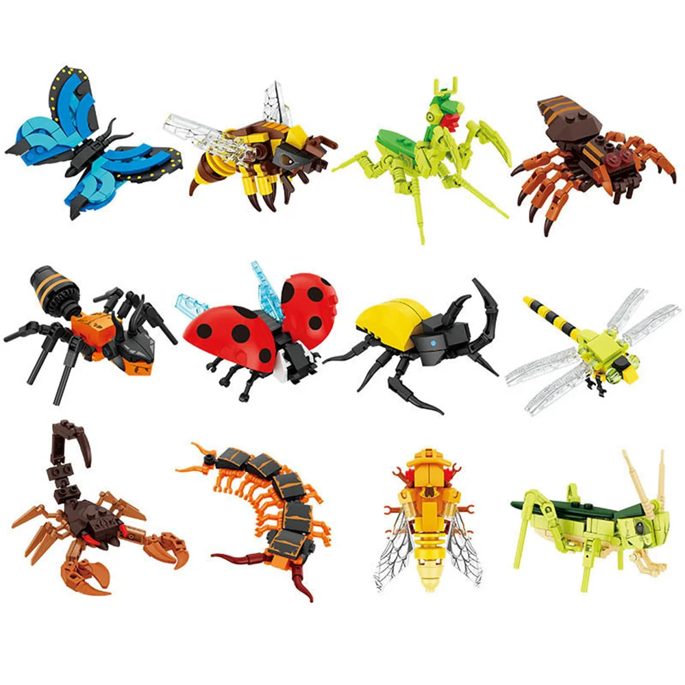 Cute Animals Insect Dragonfly Spider Mantis Centipede Grasshopper ...