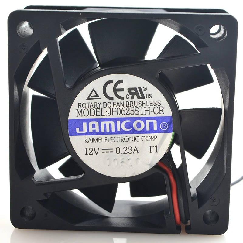 Для Jamicon JF0625S1H-CR DC 12V 0.23A 6cm 6025 60x60x25mm тихий охлаждающий вентилятор с ...