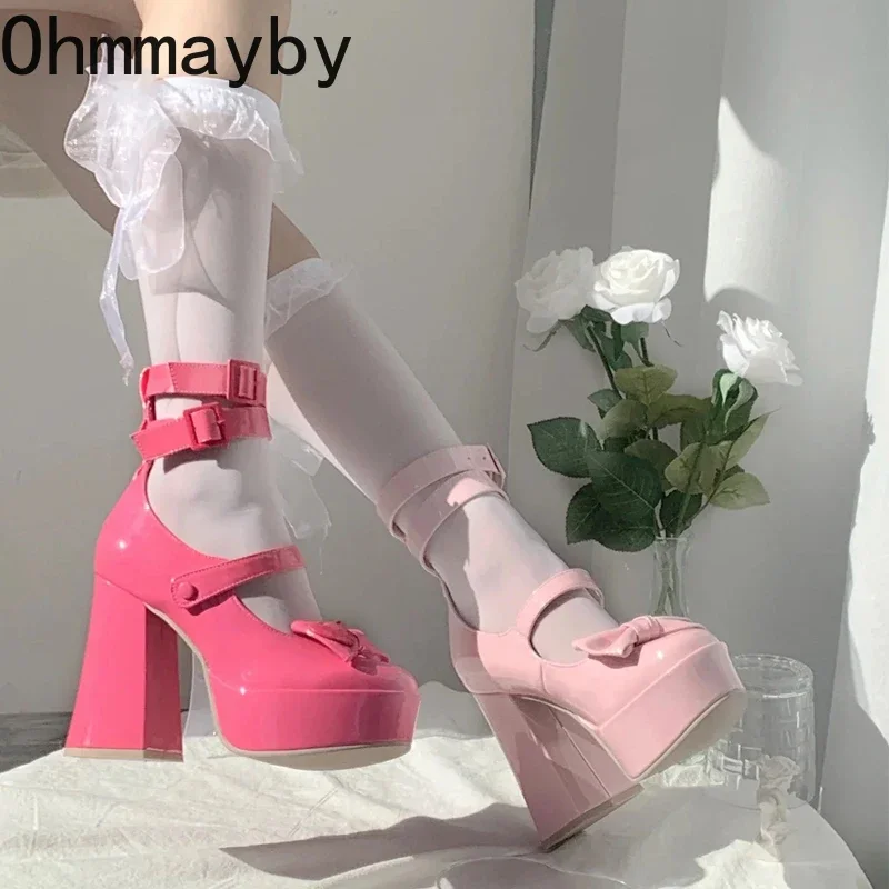 Босоножки Мэри Джейн на платформе | AliExpress