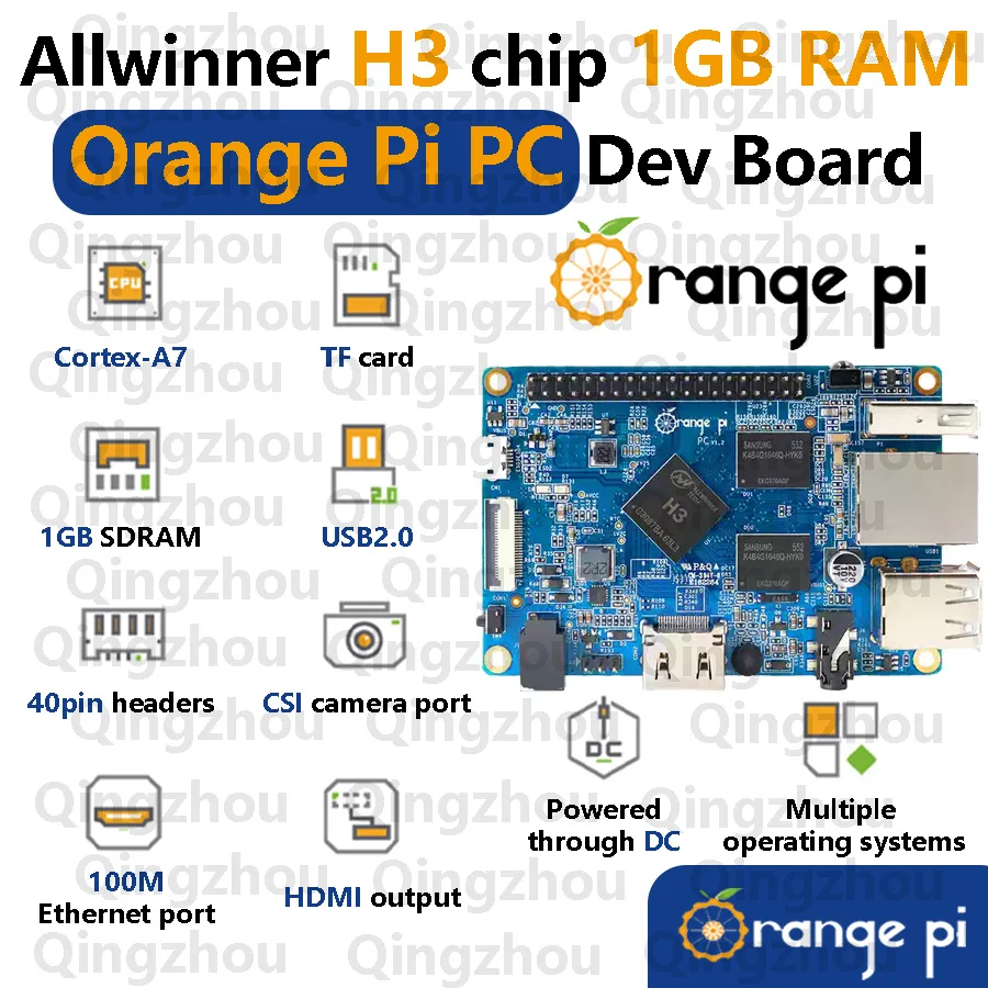 Одноплатный компьютер Orange Pi PC 1 ГБ | AliExpress
