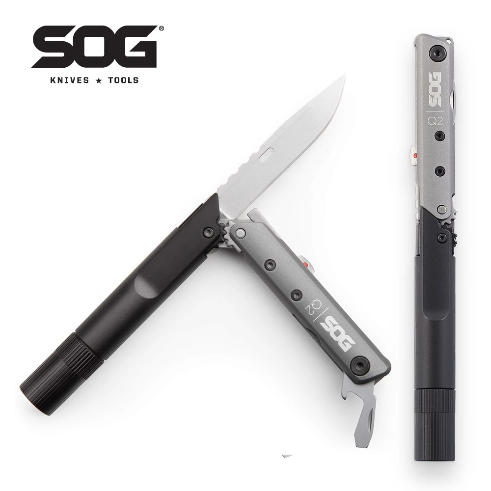SOG Baton Q2, тактический мультиинструмент, фонарик с мини-ножом ...