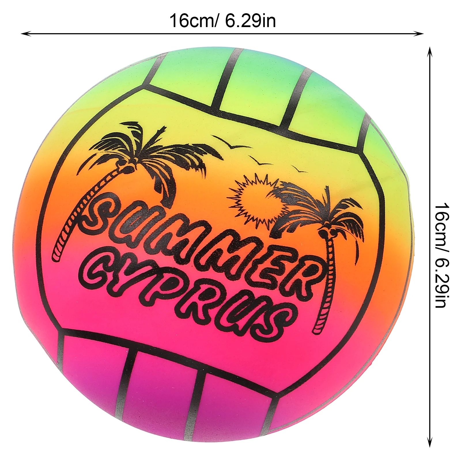 Small Beach Toy Ball Bulk Inflatable Pool Adult Blowing Rainbow ...