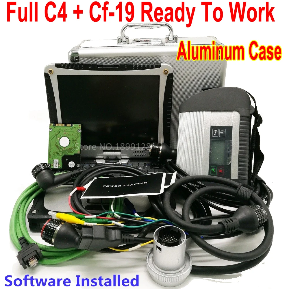 Full Chip MB STAR C4 2022.12 SSD With Laptop CF-19 For SD Connect ...