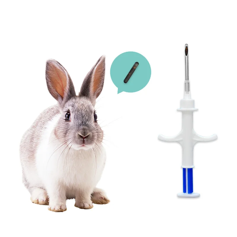 100 pcs 11784 FDX-B 2.12x12mm dog microchip animal syringe ID implant ...