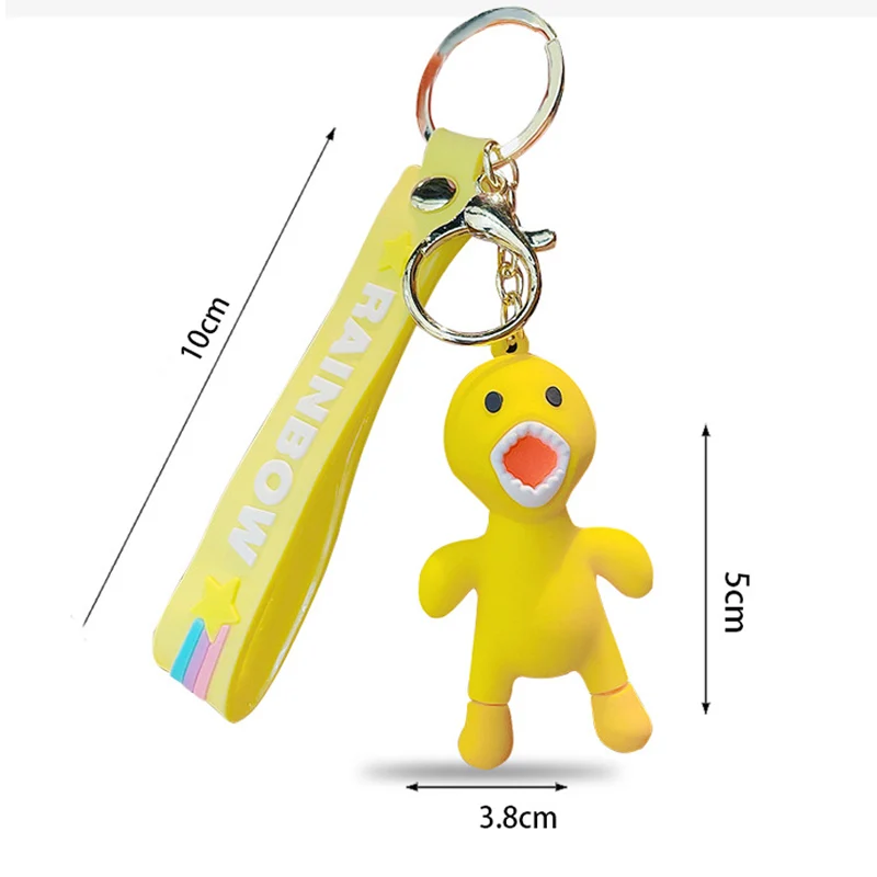 Kawaii Cute Rainbow Friends Robiox Keychain Pendant Friend Gift Couple ...