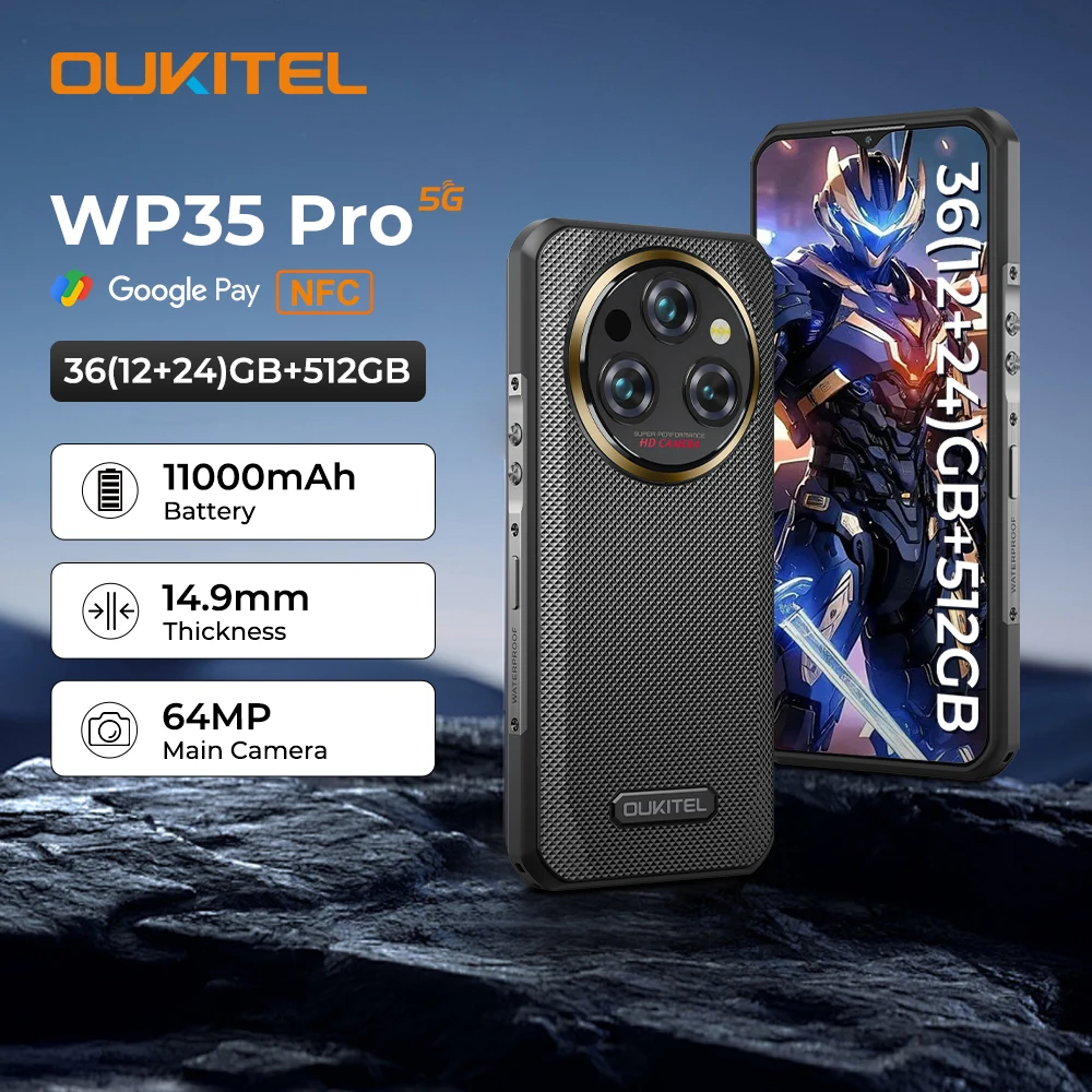 Смартфон Oukitel WP35 PRO, 12/512ГБ, global | AliExpress