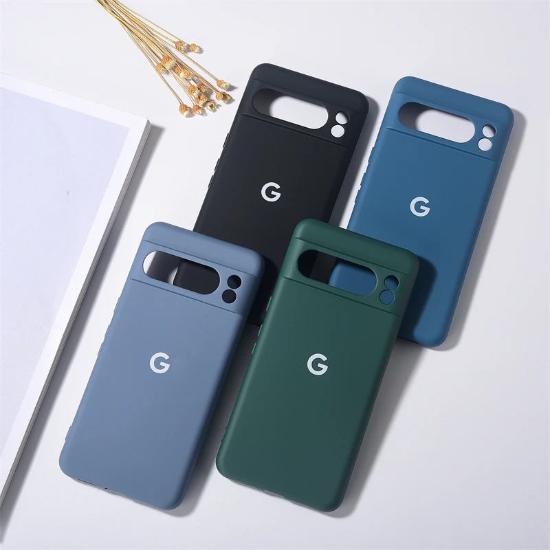 Чехол для Google Pixel 8, оригинальный противоударный чехол из жидкого ...