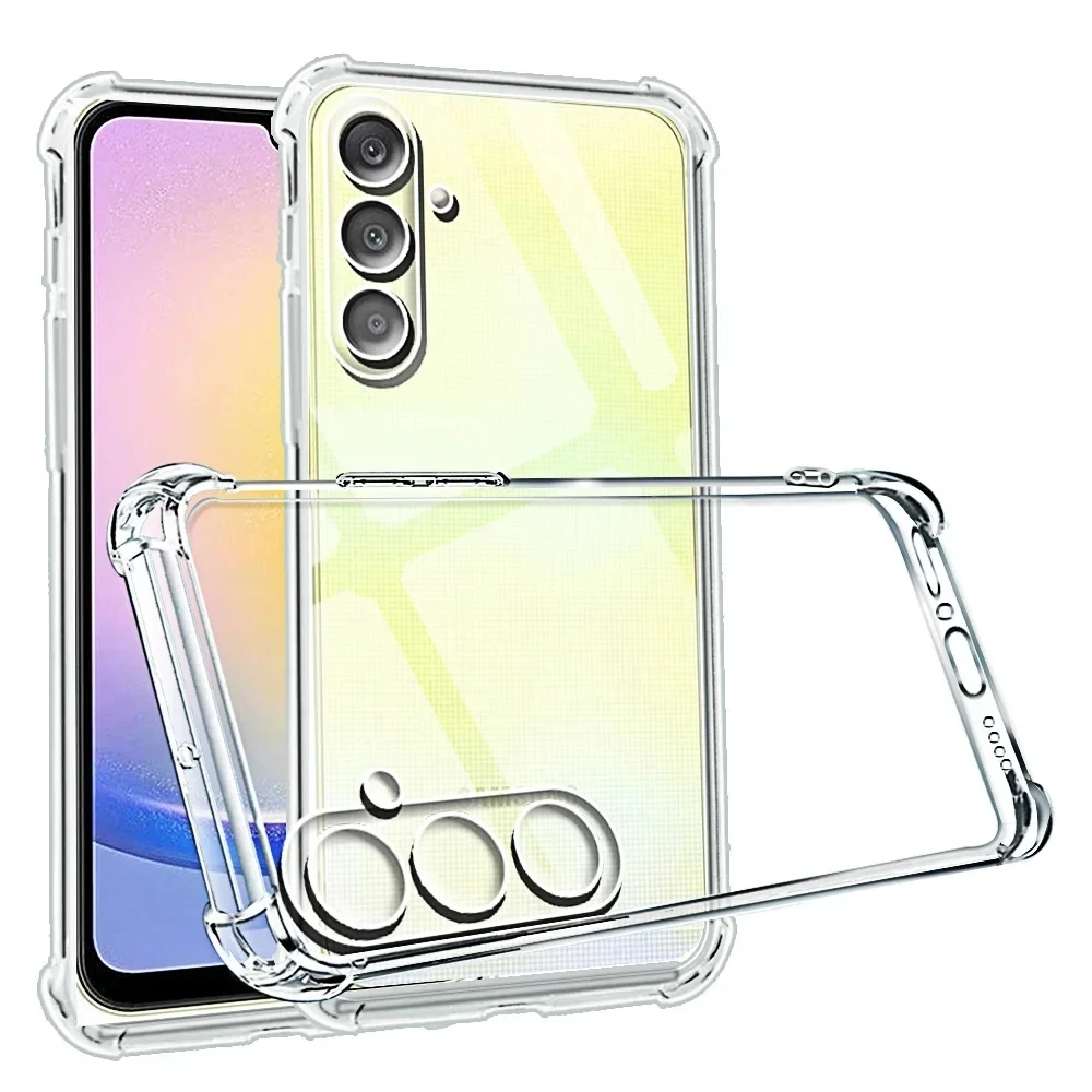 Clear Shockproof Case for Samsung Galaxy A16 A36 A25 A35 A55 A15 A54 A34 A14 A24 A05S A73 A53 ...