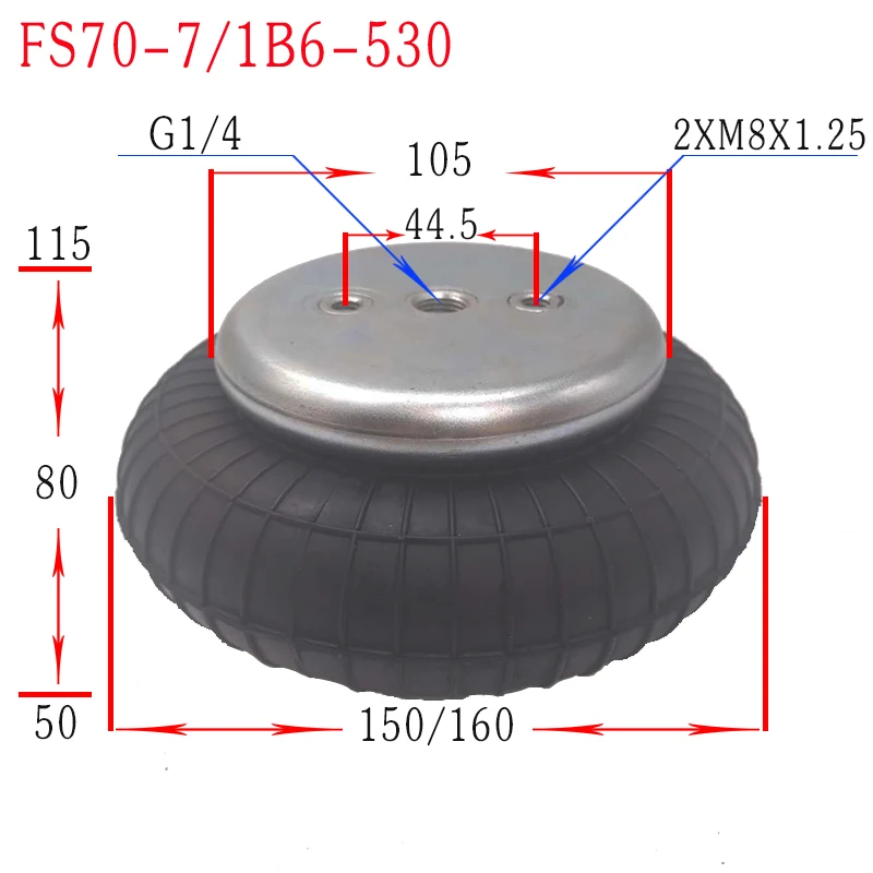 Универсальная Промышленная Пневматическая Пружина Phoenix SP1B05 ...