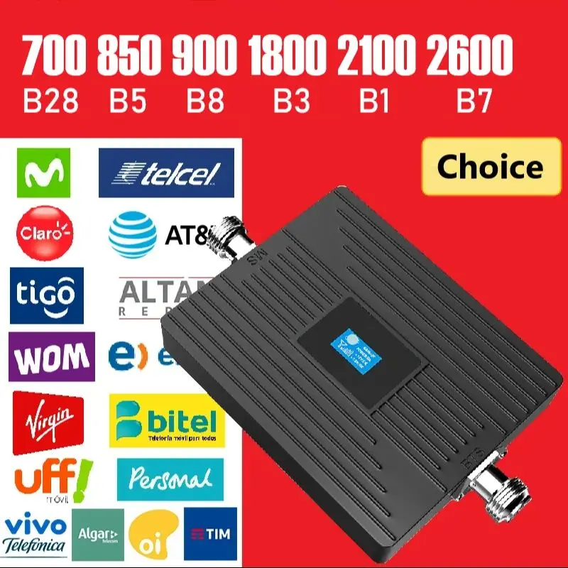 Бразилия B28 B8 B8 B7 B5 B3 B1 700 800 900 1800 2100 2600 Повторитель ...