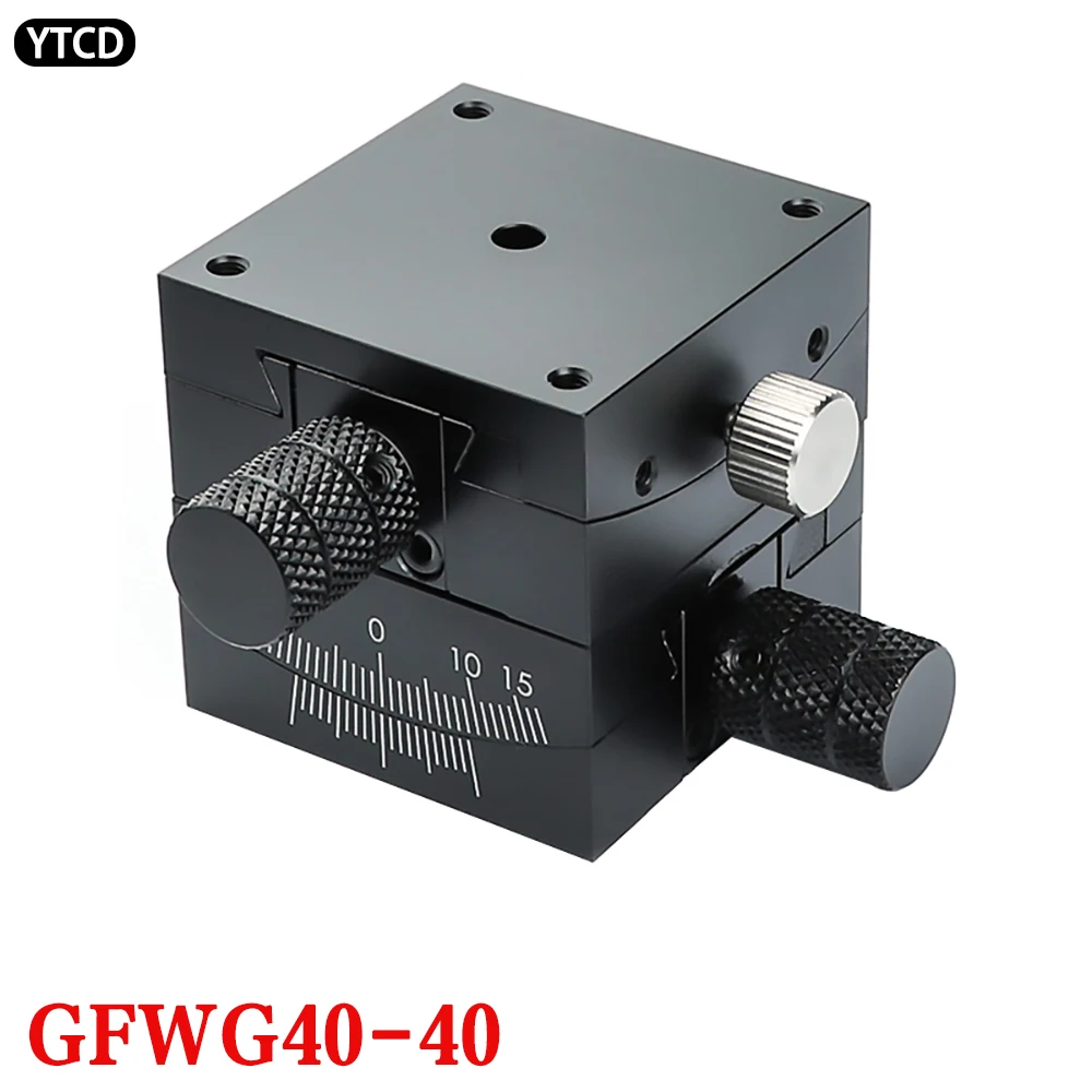 X Axis XY Axis 40mm 60mm Manual Radian Angle Table Goniometer Swing ...