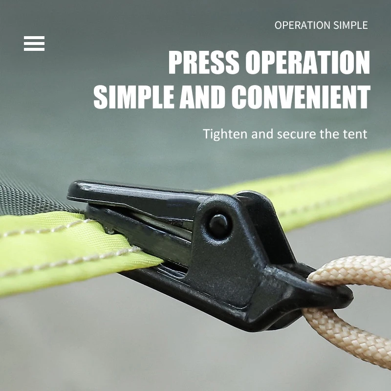 10 шт., уличные зажимы для брезента, палатки для кемпинга, тент, зажим ...