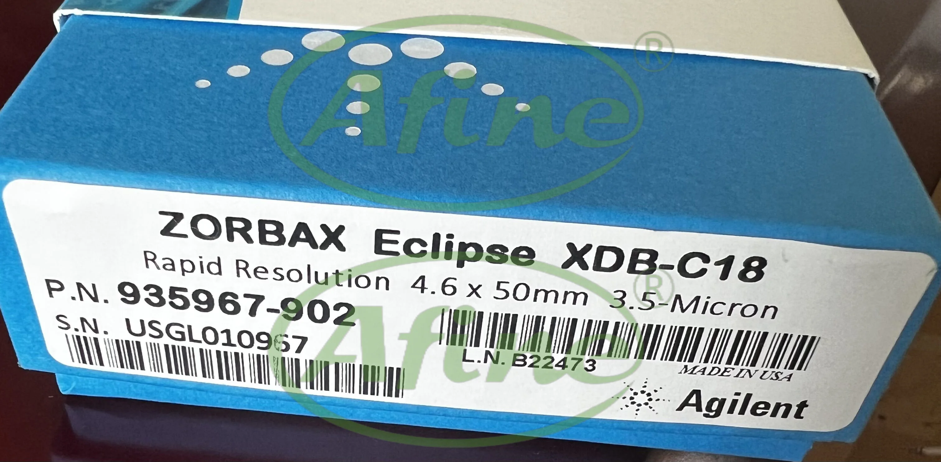 AFINE Agilent 935967 -902 Колонка ZORBAX RR Eclipse XDB-C18, 4,6 x 50 мм, 3,5 мкм | AliExpress